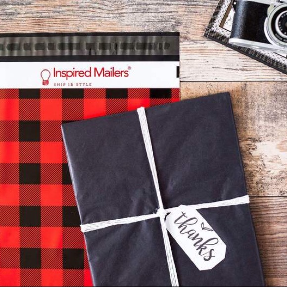 @jodes.co.xo | Office | Sale Buffalo Plaid Poly Mailers | Poshmark